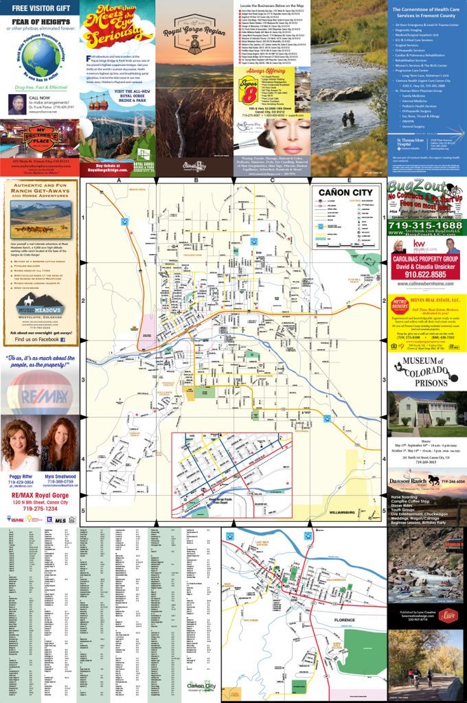 Canon City, Fremont County, CO Map - Lure Creative Design
